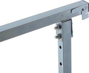 HOMCOM 2 x lešení kozlík skládací výškově nastavitelný do 200 kg z oceli černé barvy 68 x 58 x 80-130 cm pro stavební práce a kutily |