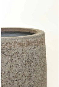 Designový květináč SASSO, vláknocement, 32x28 cm, šedý