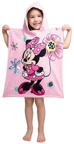 Růžový froté dětský župan Minnie – Jerry Fabrics