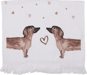 Kuchyňský froté ručník s jezevčíky Dachshund Love - 40*66 cm