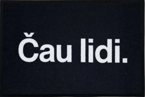 Mercury Flooring, Rohožka Čau lidi 40x60 cm - na ven i na doma, 40x60, černá