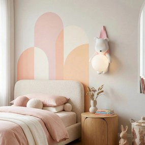Toolight G169-1W, dětské nástěnné svítidlo Medvídek v tričku, 1xG9, G168-1W PINK, OSW-07808