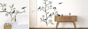Samolepící dekorace Ptáci, 50x70cm, skladem 1ks