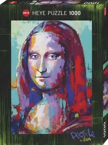 HEYE Puzzle Voka: Mona Lisa / 1000 dílků / 50 x 70 cm