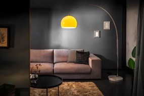 Designová výsuvná stojací lampa Lounge Deal 175-205cm oranžová