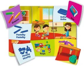 TREFL Vzdělávací hra Malý objevitel: Angličtina / 6 sad puzzle / 54 dí
