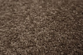 Vopi koberce Kusový koberec Eton hnědý 97 čtverec - 300x300 cm