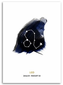 Gario Obraz na plátně Znamení zvěrokruhu - lev Rozměry: 40 x 60 cm