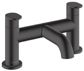 Hansgrohe Vernis Blend - Baterie na okraj vany, 2-otvorová instalace, matná černá 71442670