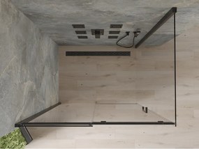 Mexen Omega posuvná sprchová kabina 140 x 90 cm, transparentní, černá - 825-140-090-70-00