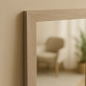 Stojací zrcadlo HAVLYS hnědé, 127 x 37 cm