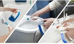 Rowenta RY8544 Clean  Steam Multi bílá/modrá / Parní mop a vysavač / 1