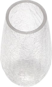 váza s rozbitým skleněným motivem, průměr 14 cm