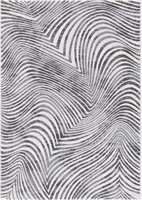 Moderní kusový koberec Ragolle Argentum 63738 7696 Abstraktní šedý Rozměr: 240x330 cm