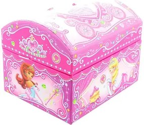ORION Šperkovnice Truhla princezny s panenkou / Karton / 13x10x10 cm /