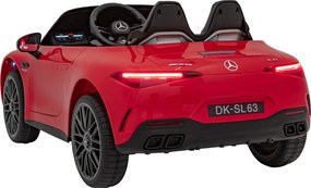 Ramiz Dětské elektrické auto Mercedes Benz AMG SL63 Červené