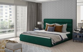 Eltap Čalouněná postel Caramel s úložným prostorem Materiál a barva potahu: Monolith 37 - tmavě zelená, Rozměry (cm): 200x200