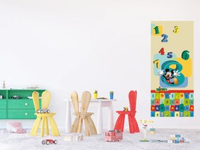 Dětská vliesová fototapeta na zed' Mickey Mouse a Čísla, Disney | 90 x 202 cm | DFTDNV 5413