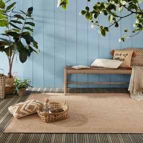 Flair Rugs koberce Kusový koberec Aruba Alfresco Weave Natural – na ven i na doma - 133x170 cm