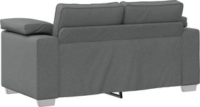 Pohovka 2 ks Tmavě šedá textil 3324741