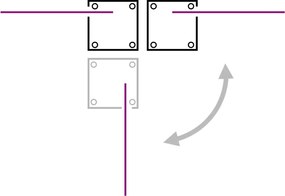 vidaXL Marketos Oboustranná zatahovací boční markýza 170 x 600 cm antracitová