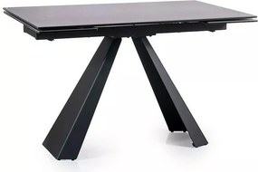 Jídelní rozkládací stůl Salvadore II 120/180 cm tmavě šedý/černý