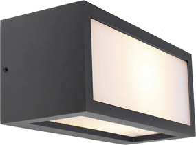 IMPR 731227 Deko-Light venkovní nástěnné přisazené svítidlo Rilongo offen Up and Down, 1x max. 15 W E27, tmavěšedá - DEKOLIGHT