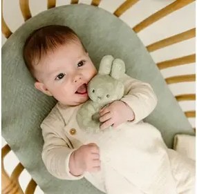 Little Dutch Chrastítko králíček Miffy Green Flower / od 0 měsíců