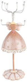 Béžový stojánek na šperky šaty Princess - Ø 7*19 cm