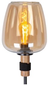 Lucide 45708/01/62 - Stojací lampa ILONA 1xE27/40W/230V černá/béžová