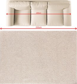 Koberec Solaro cream/camel 160x230 cm