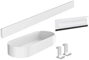 Hansgrohe WallStoris - Set koupelnových doplňků, matná bílá 27967700