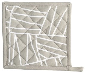 Storefactory Bavlněná chňapka BRUNNEBY Greige 20 x 20 cm, béžová barva, textil