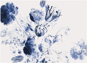 Tapeta Royal Blue Flowers II