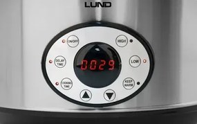 Lund Pomalý hrnec 4,5 l / Pomalý hrnec / 280 W / keramická mísa / nere