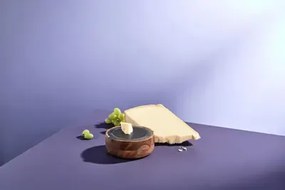 AdHoc Struhadlo CutServe akácie/černá nerez, kulaté / Struhadlo / nere