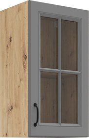 STILO ad | horní skříňka 40 GS-72 1F s policí | 40 cm | UNI dvířka | artisan/šedá