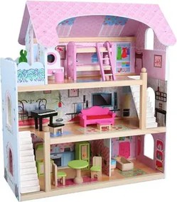 SPARKYS BABU Domeček pro panenky Mila s 16 doplňky / Dřevo / od 3 let