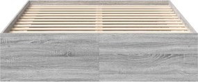 Rám postele šedý sonoma 120 x 200 cm 3203857