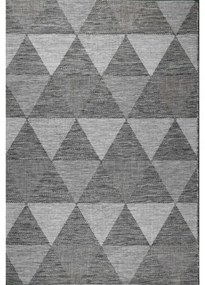Kusový koberec Flat 21132 šedohnědý