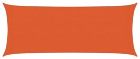 Stínící plachta 160 g/m² oranžová 2 x 5 m HDPE 311671