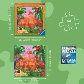 RAVENSBURGER Puzzle Anansi a hrnec moudrosti / 64 dílků / od 5 let