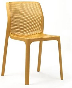 Plastová jídelní židle Stima BIT – více barev, nosnost 200 kg Senape