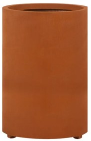 COYOTTO Květináč Corten Steel Bormeo kulatý 40 x 60 cm