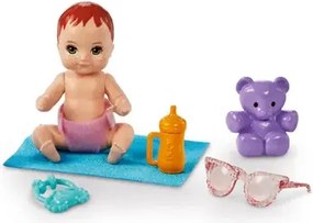 MATTEL Herní set Barbie Skipper Chůva s kočárkem / s miminkem a doplňk
