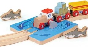 Bigjigs Rail Vír se žraloky / od 3 let