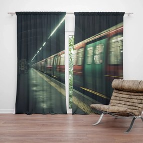 Sablio Závěs Metro v tmavé stanici: 2ks 140x250cm