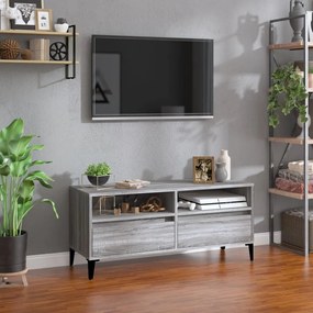 vidaXL TV skříňka 100 x 34,5 x 44,5 cm kompozitní dřevo [831901] Barva: šedá sonoma