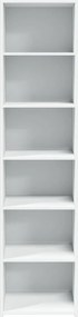 Skříň highboard bílá 45 x 41 x 185 cm kompozitní dřevo 3281673