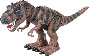 LEAN Toys Chodící dinosaurus Tyranosaurus Rex na baterie hnědý